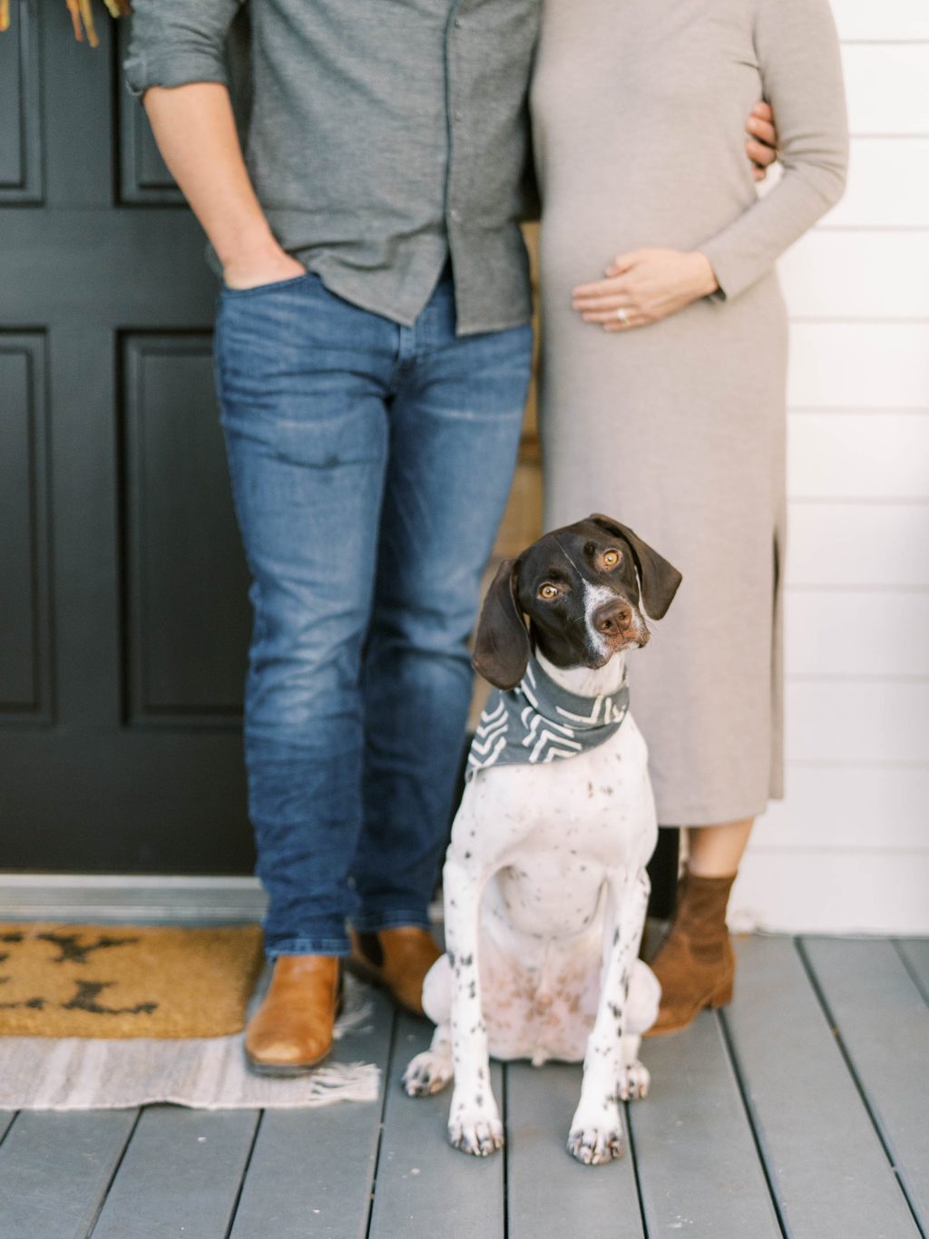 At Home Maternity Portraits for Mary & Eric